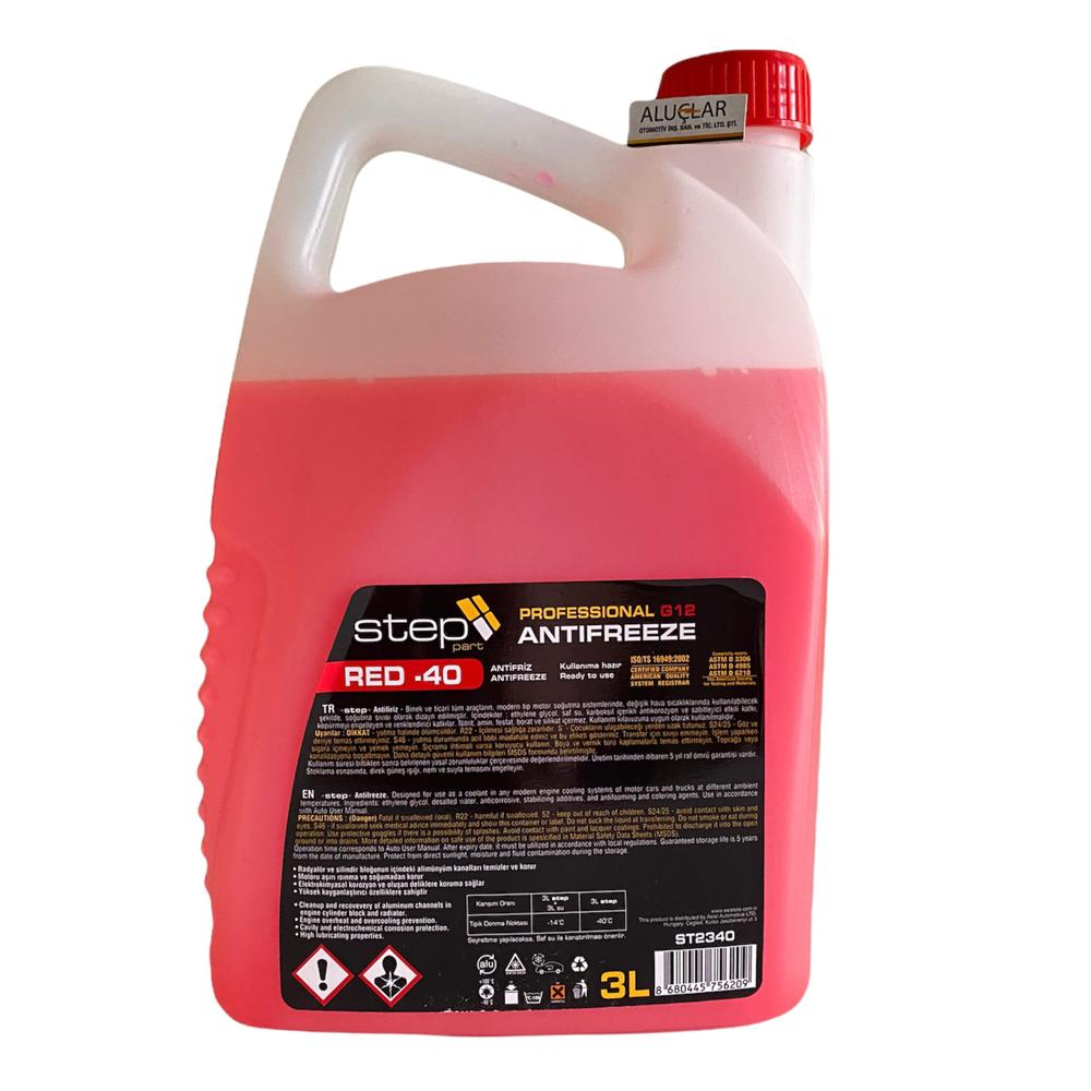 Opel Kırmızı Antifriz 3 LT -40 STEP Hungary *BENDIX* Marka